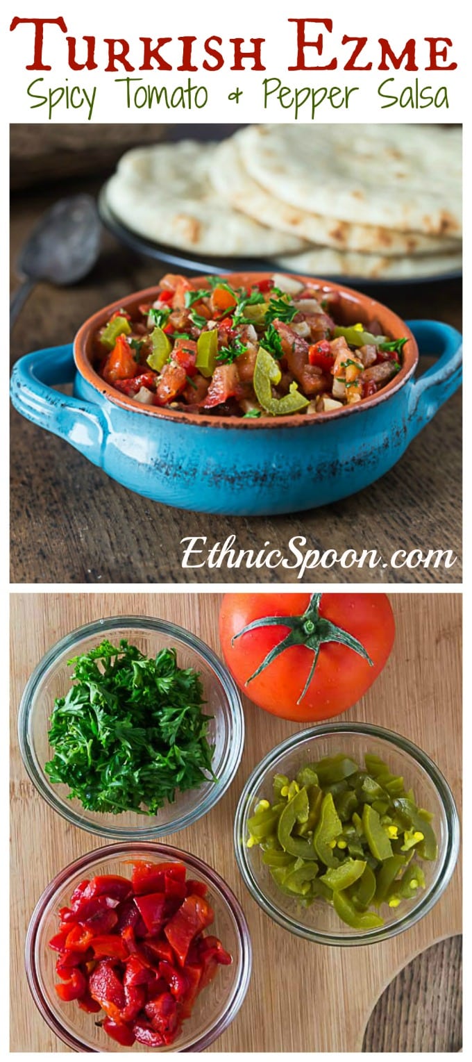 Ezme: Turkish Tomato and Pepper Salsa - Analida's Ethnic Spoon