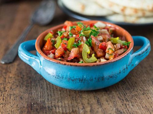 Ezme: Turkish Tomato and Pepper Salsa - Analida's Ethnic Spoon
