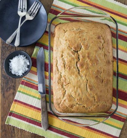 Jamaican Toto - Caribbean Coconut Cake - Analida's Ethnic Spoon