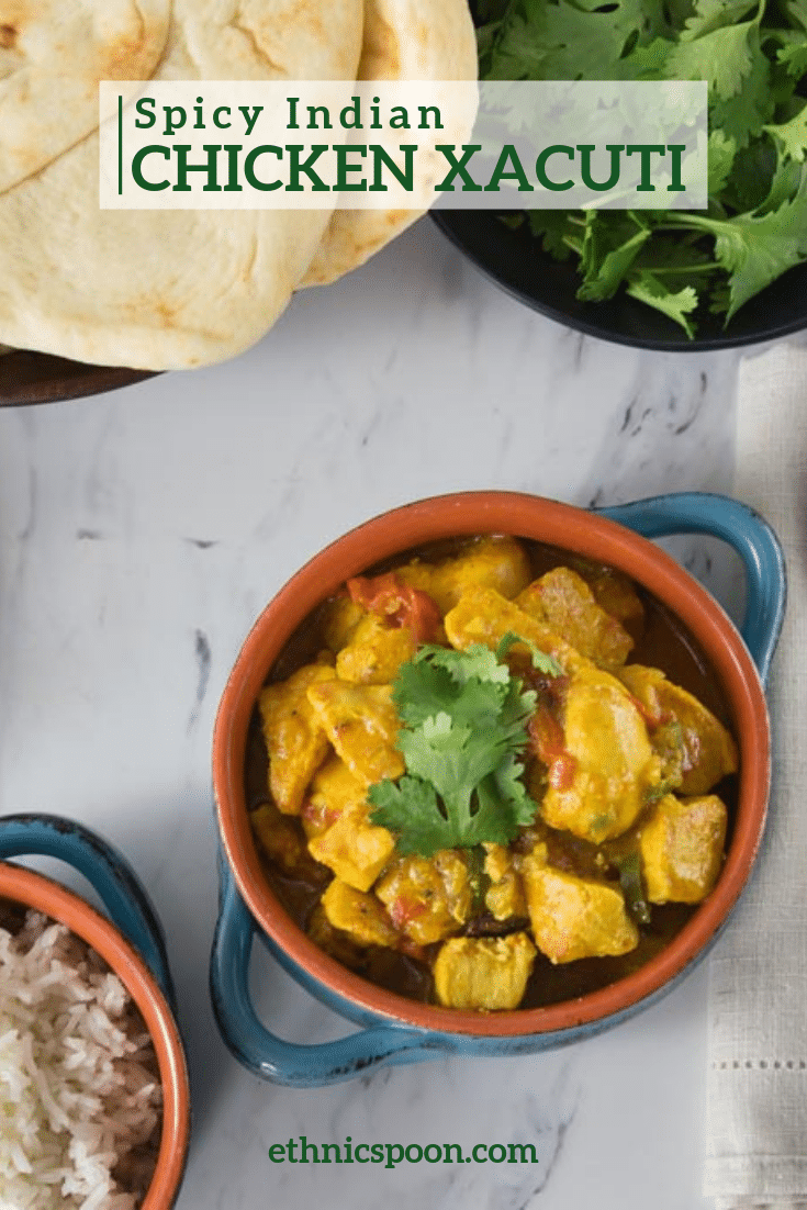 Spicy Indian Chicken Xacuti - Analida's Ethnic Spoon