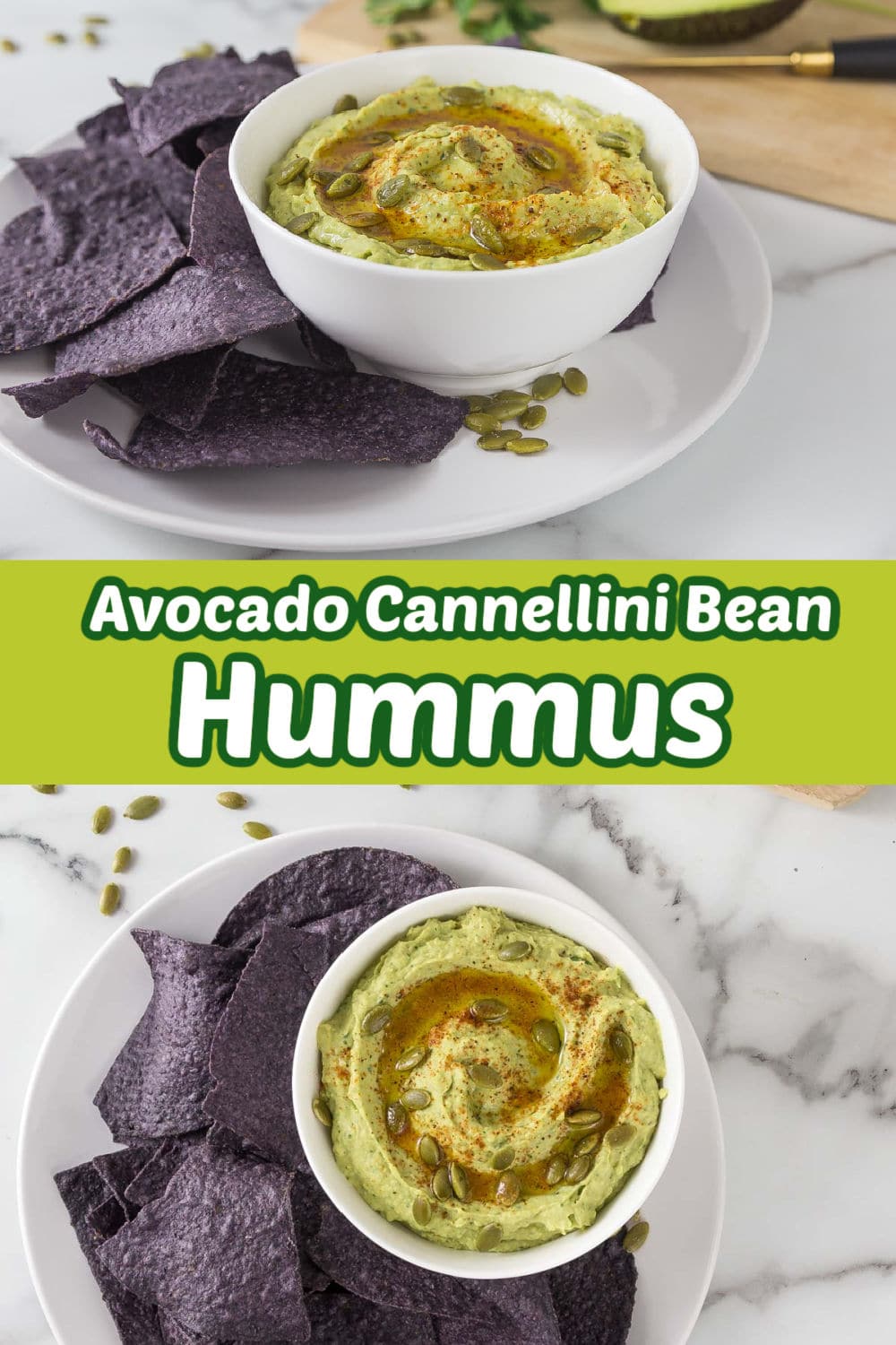 Avocado Cannellini Bean Hummus - Analida's Ethnic Spoon