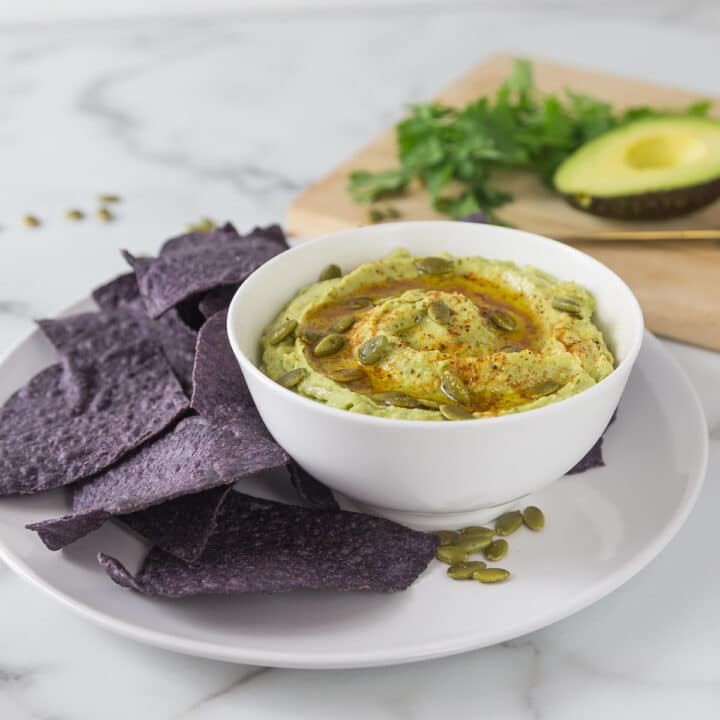 Avocado Cannellini Bean Hummus - Analida's Ethnic Spoon