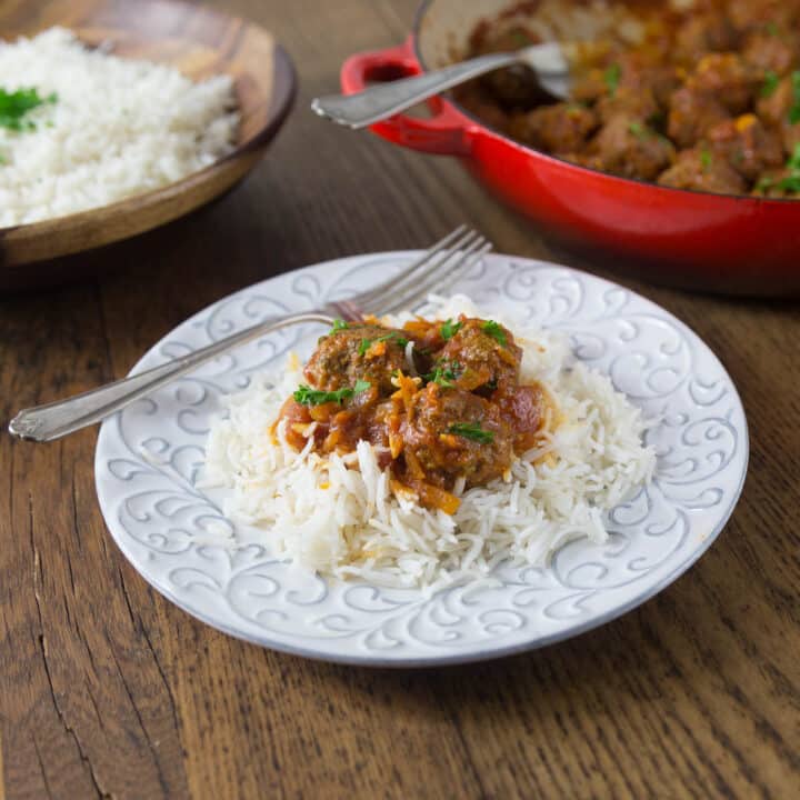 Persian Meatballs - Koofteh - Analida's Ethnic Spoon